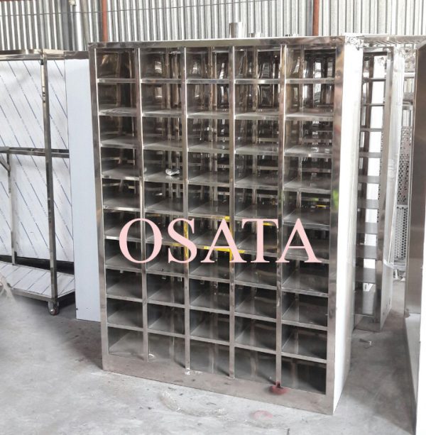 Tủ inox để giày phòng sạch. Sản xuất tủ giày inox theo yêu cầu.