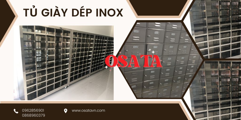 Sản xuất tủ giày inox tại Bắc Ninh chất lượng, uy tín, giá rẻ.